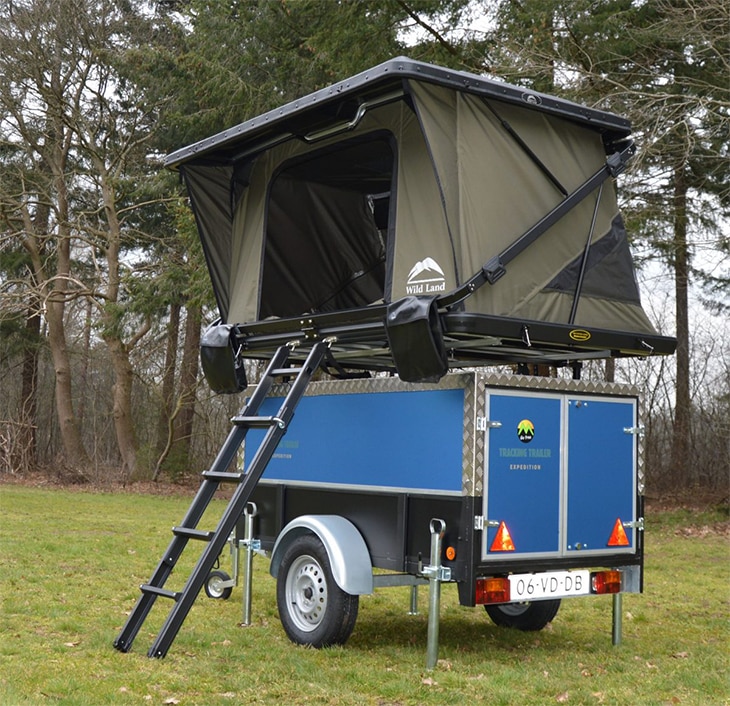 Daktentkampeerders Wim en Margreet ontwikkelden de Tracking Trailer ...