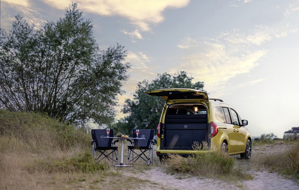 Marco Polo-module maakt van Mercedes-Benz T-klasse een kampeerauto ...