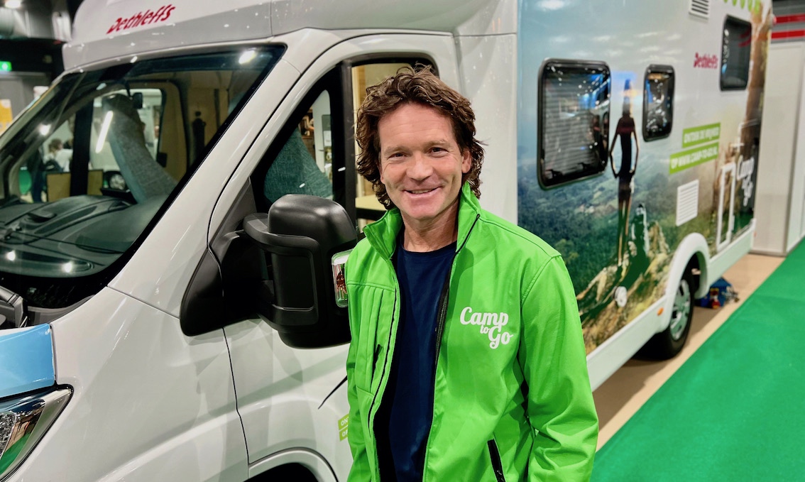 Sander Janson presenteert nieuw seizoen Camp to Go - Campingtrend