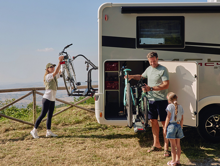 Fiamma Garage Slide Deluxe: veilig fietsen mee in de camper - Campingtrend